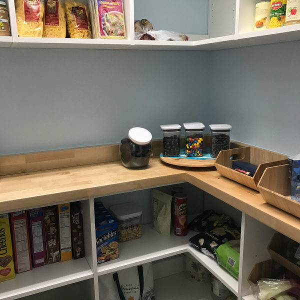 Custom Pantry Design | Pantries With Butcher Blocks & Other Accessories