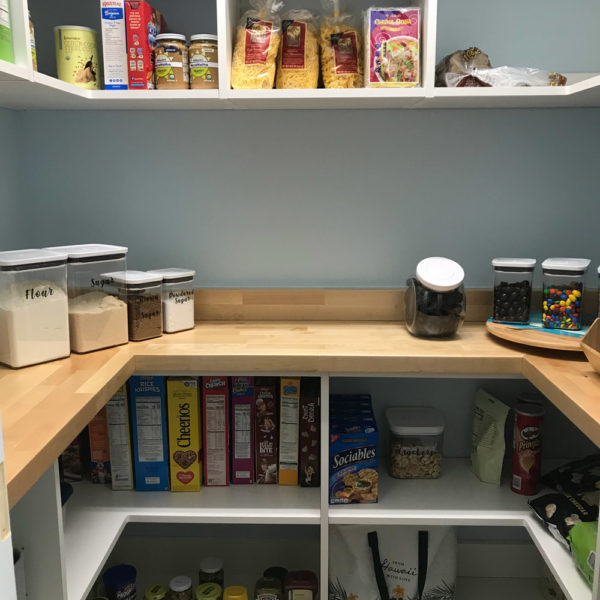 Custom Pantry Design | Pantries With Butcher Blocks & Other Accessories